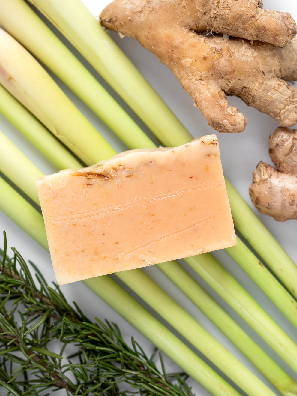 Lemongrass Rosemary Ginger Goat Milk Olive Oil Soap – Future Love